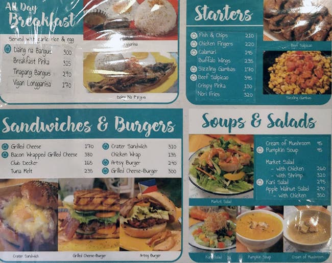 Artsy Cafe Menu, Menu for Artsy Cafe, Paligsahan, Quezon City - Zomato ...