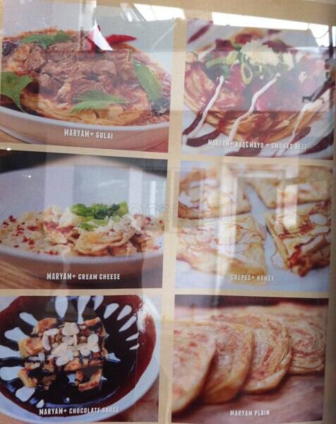 Menu at Komprong desserts, Tangerang