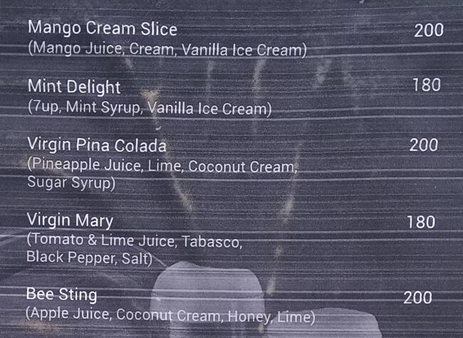 Menu at Executive Tamanna Hotel, Pune, Plot No. 7