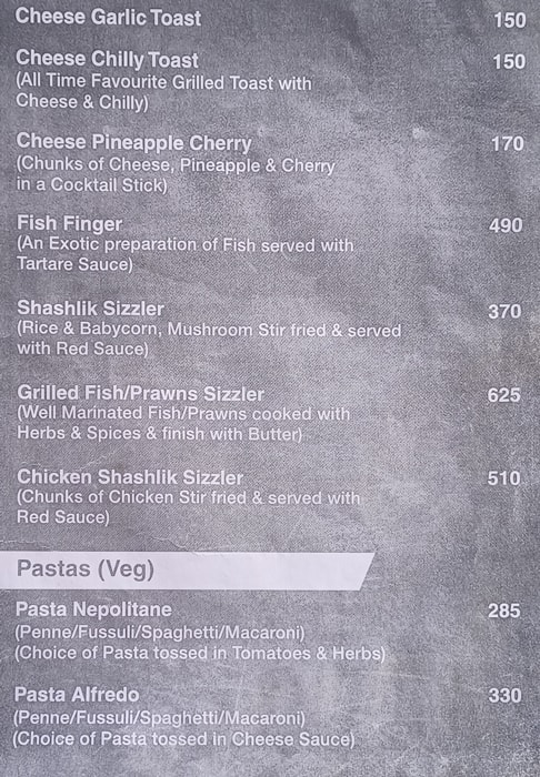 Menu at Executive Tamanna Hotel, Pune, Plot No. 7