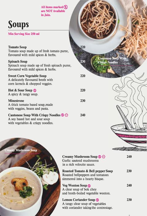 Menu of Nini's Kitchen, Vadiwadi, Vadodara