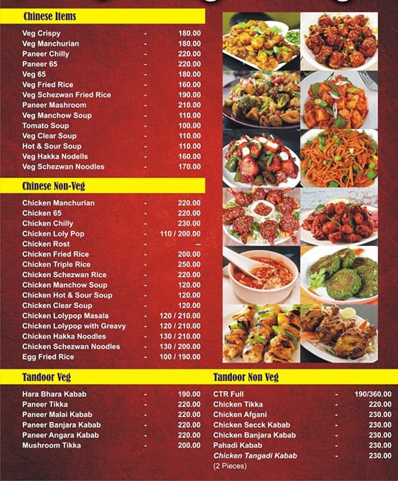 Menu of Navratna Restaurant, Hadapsar, Pune