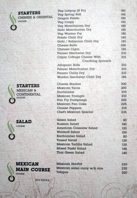 Menu at Savoureux The Restaurant And Banquets, Ahmedabad