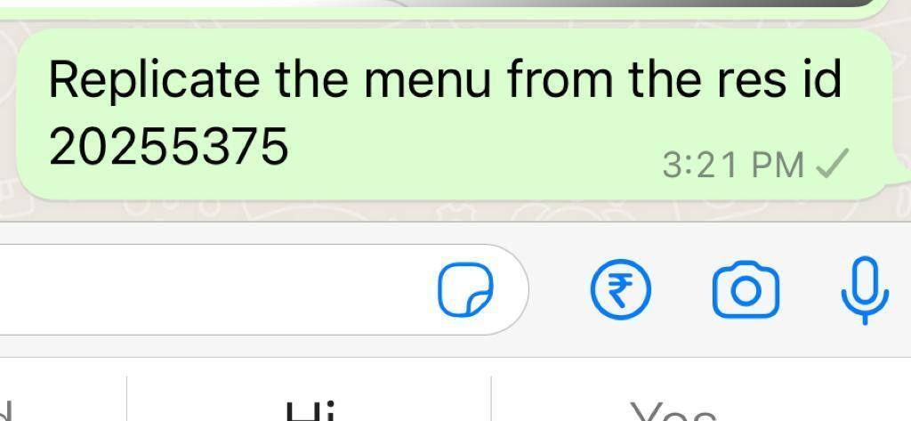 Menu of SMS Food Service, Wagholi, Pune