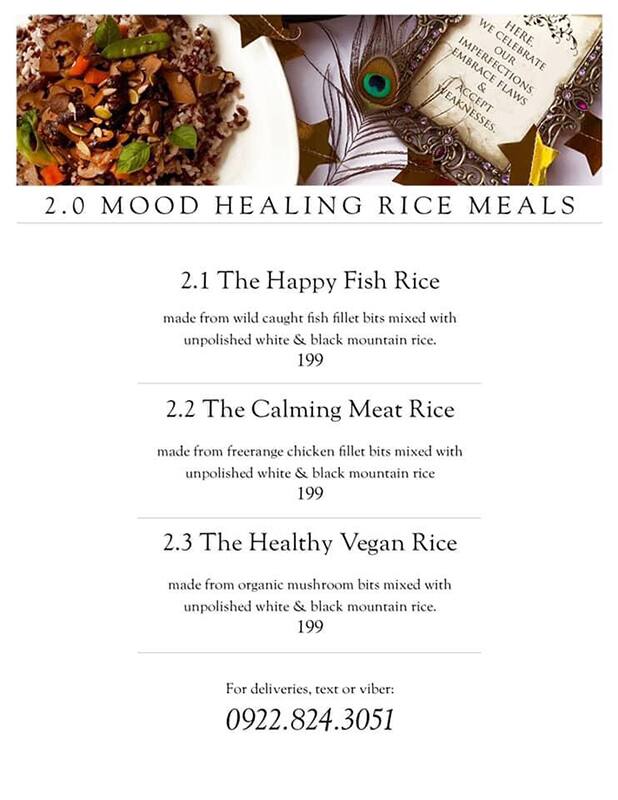 Menu at Van Gogh is Bipolar restaurant, Quezon City