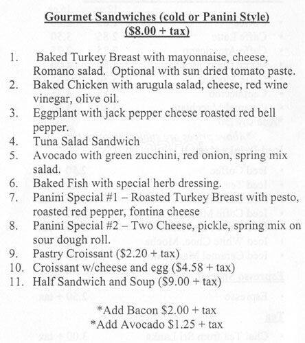 Anula's Cafe Menu, Menu for Anula's Cafe, Downtown Oakland, Oakland ...