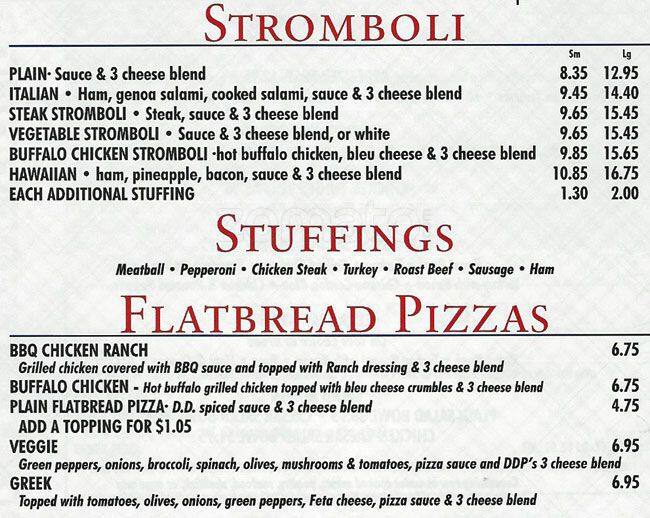 Menu at Double Decker Pizza pizzeria, Glenolden