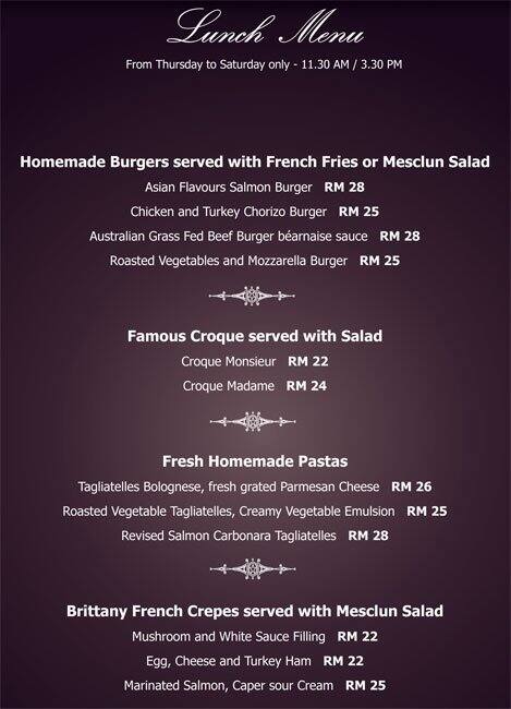 Nathalie's Gourmet Studio Menu - Zomato Malaysia
