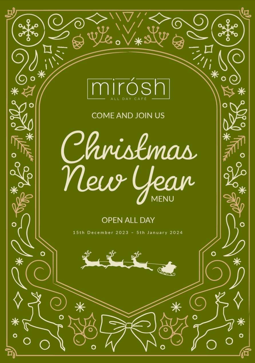 Menu of Mirosh - All Day Cafe, RA Puram, Chennai