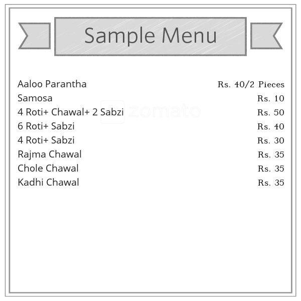 RR Foods Corner Menu, Menu for RR Foods Corner, Connaught Place, New ...
