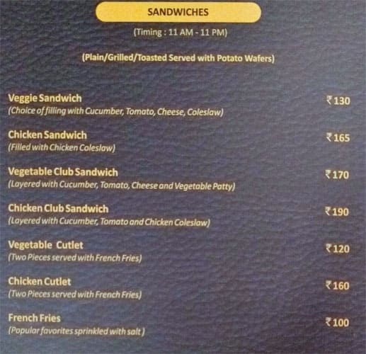 Menu at The Mint Leaf Restaurant - Hotel Shiva Residency, Dehradun