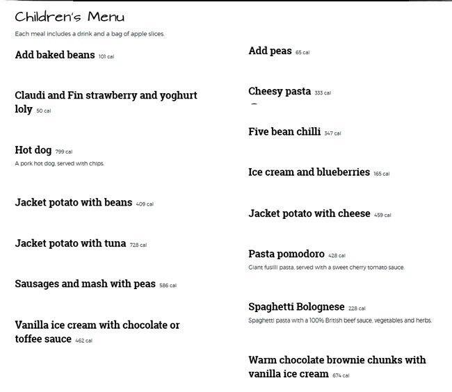 Menu at Hamilton Hall pub & bar, London, Unit 32 Ec2m 7PY The Concourse