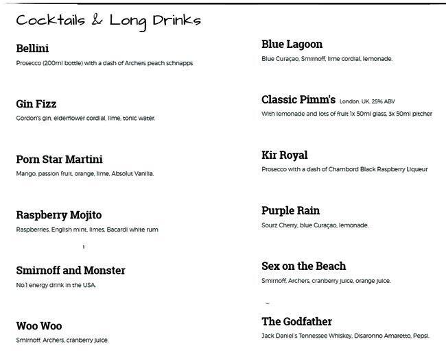 Menu at Hamilton Hall pub & bar, London, Unit 32 Ec2m 7PY The Concourse