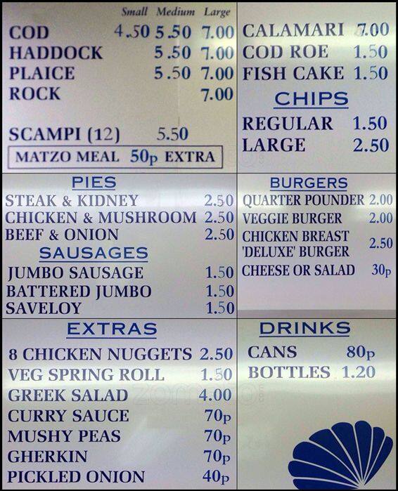 Sea Shell Menu, Menu for Sea Shell, Finchley, London - Zomato UK