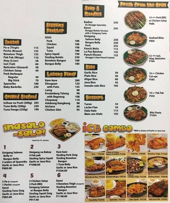 Inasal Chicken Bacolod, Bago Bantay, Quezon City - Zomato Philippines