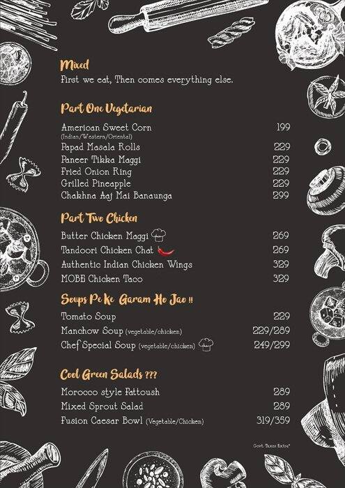 Ministry of Bar Exchange Menu, Menu for Ministry of Bar Exchange ...