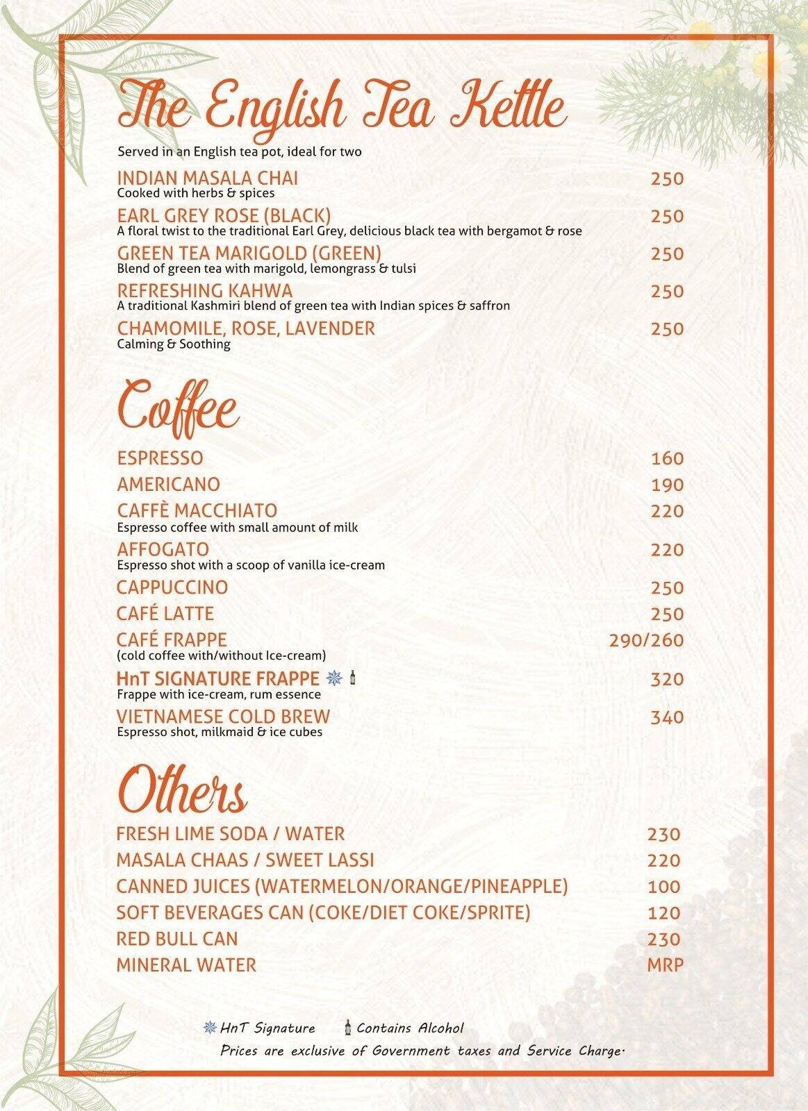 Menu of Hops n Taters, Gopalpura, Jaipur