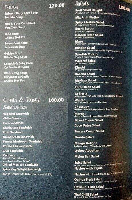 Pure & Natural Menu, Menu for Pure & Natural, Brookefield, Bangalore ...