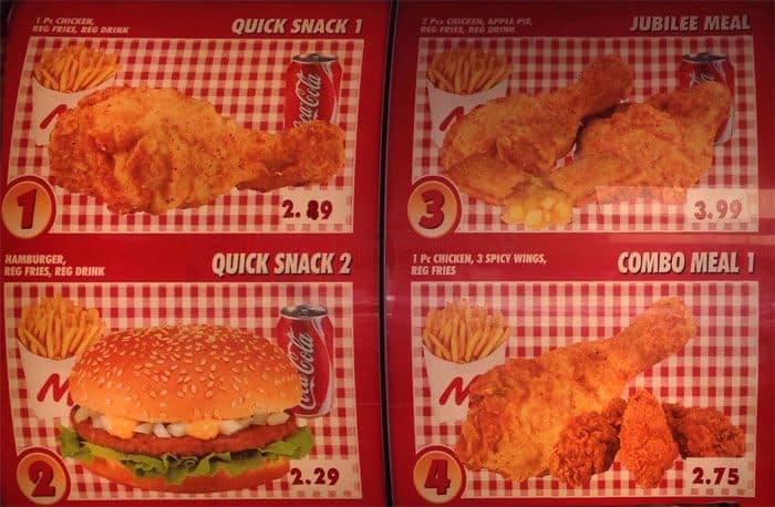 Menu at Miami Fried Chicken Anerley restaurant, London, 67 Anerley Rd