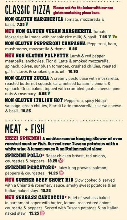 Menu at Coco di Mama - Pasta Kitchen - Birmingham pizzeria, Birmingham, 162