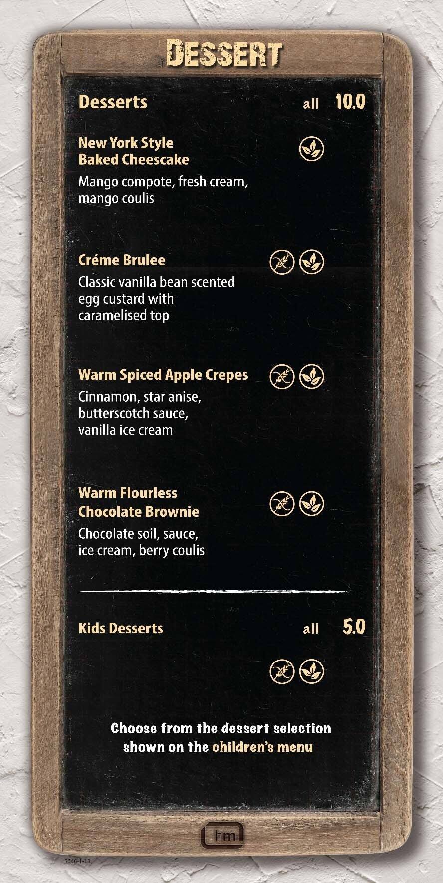 Menu at Hotel Monier pub & bar, Darra, 168/176 Monier Rd