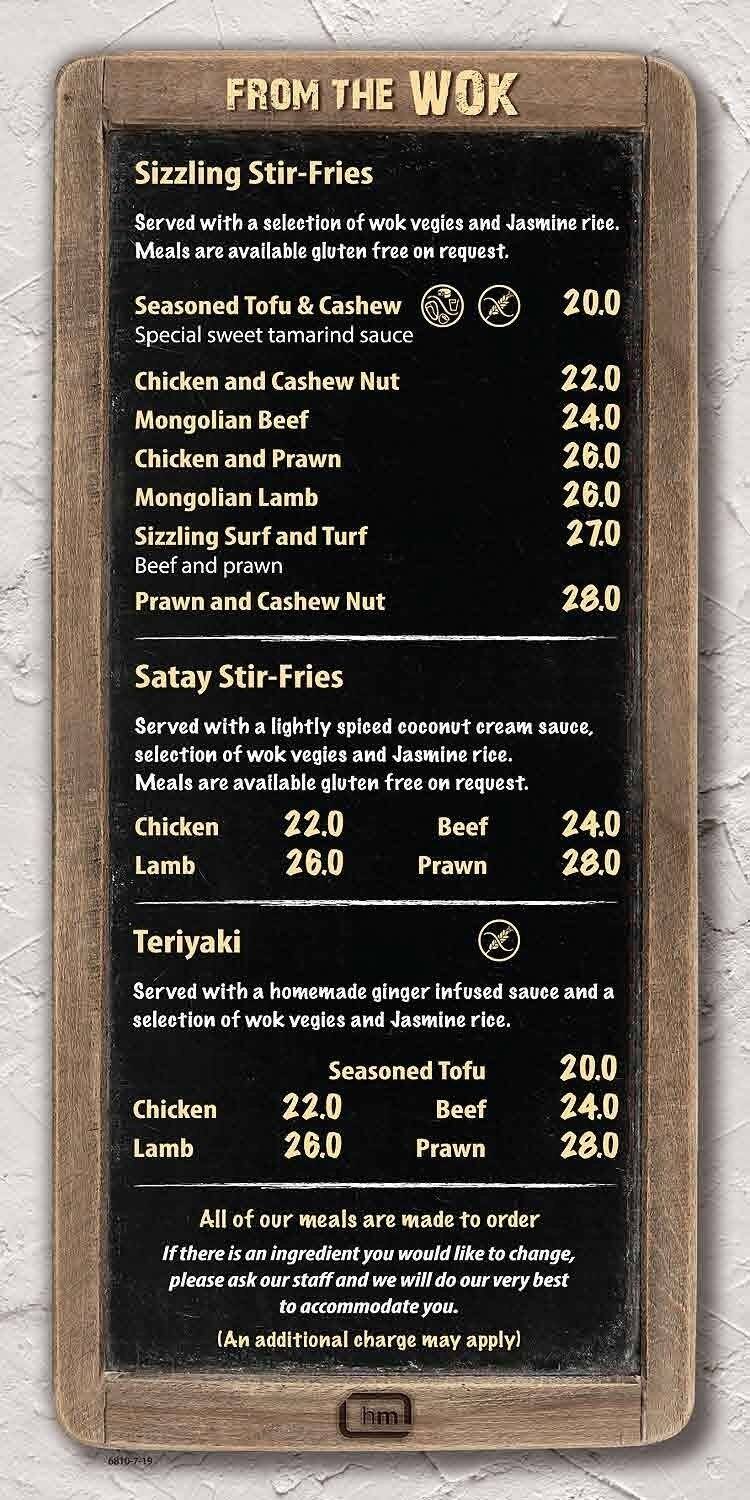 Menu at Hotel Monier pub & bar, Darra, 168/176 Monier Rd