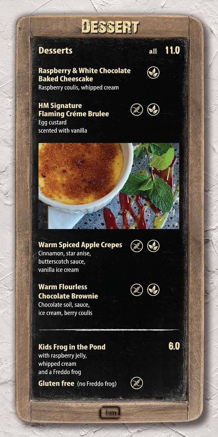 Menu at Hotel Monier pub & bar, Darra, 168/176 Monier Rd