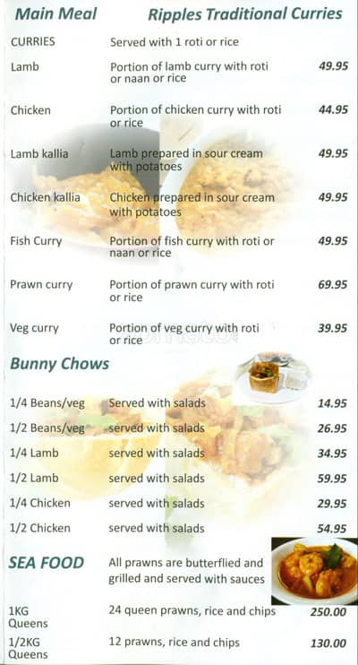 Carta de Ripples, Durban