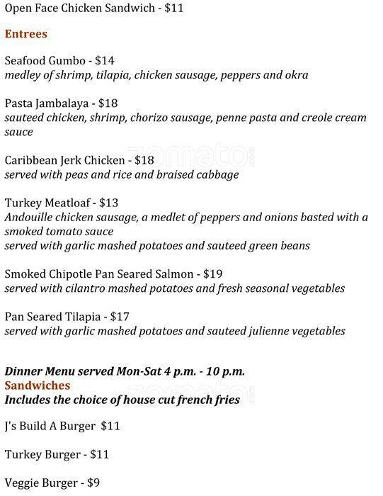 Menu at Taste restaurant, Trotwood, Shiloh Springs Rd
