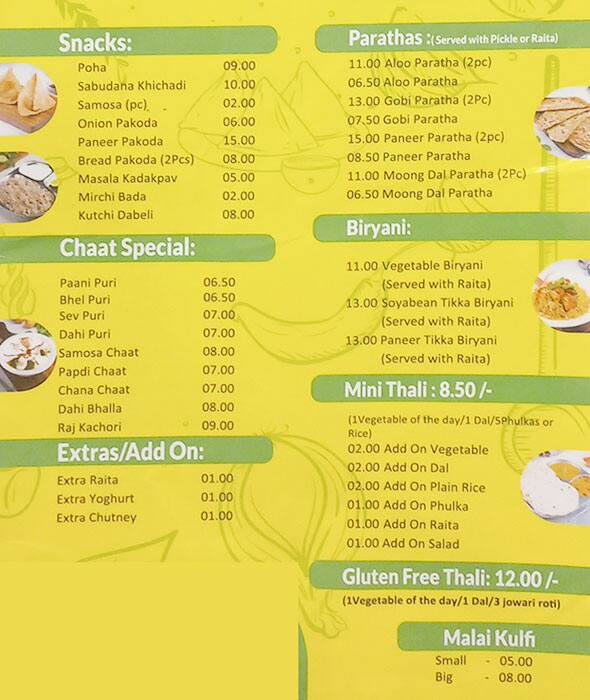 Menu of Rajan Sweets Snacks Restaurant, Al Quoz, Dubai