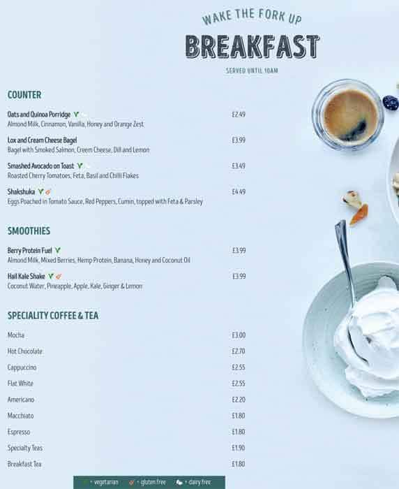 Menu at Farmer J steakhouse, London, 107 Leadenhall St