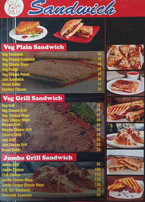 Menu of Gajanan Sandwich Corner, Vikhroli, Mumbai