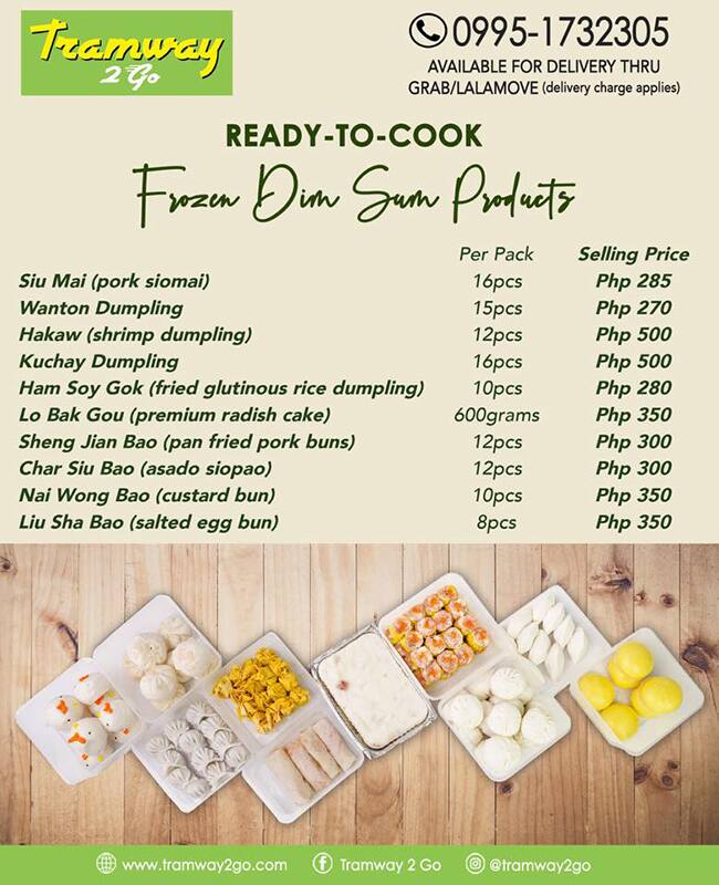 Menu at Tramway Garden Buffet restaurant, Quezon City, 65 Timog Ave