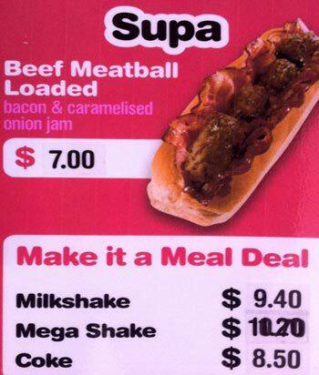 Menu at Wendys Supa Sundaes desserts, Christchurch, Westfield Riccarton