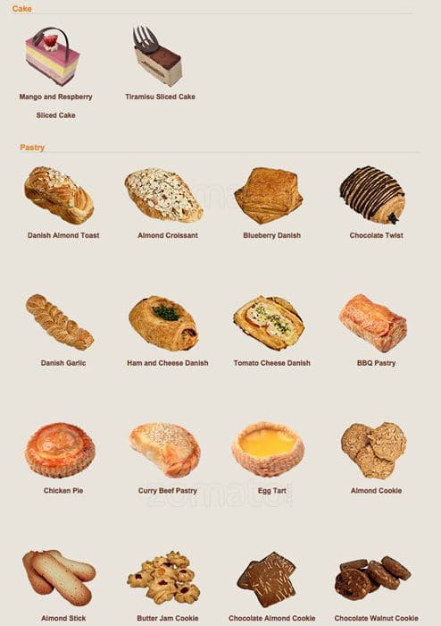 Menu at Sheng Kee Bakery #1 - Irving St, San Francisco, Irving St