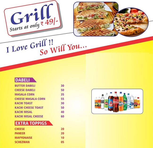 Menu at New Om Roll Frankie, Mumbai