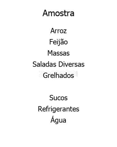 Menu em Primus bar restaurante, Salvador