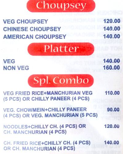 Chinese Hut Menu, Menu for Chinese Hut, Jangpura, New Delhi - Zomato