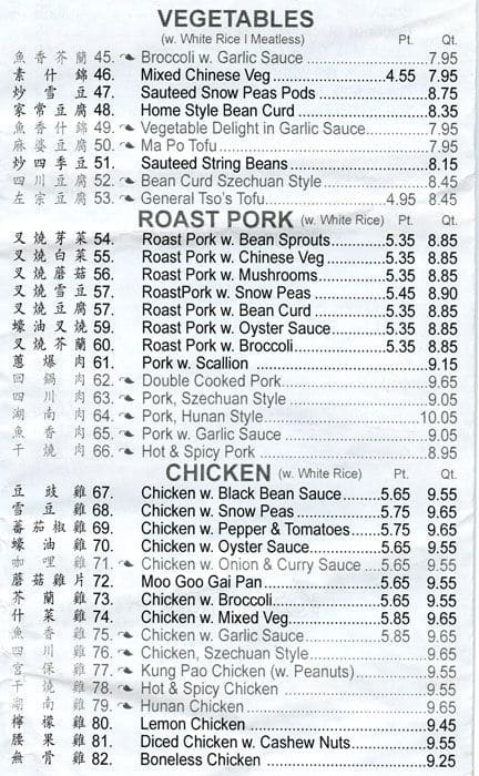 Menu at Maki House restaurant, Philadelphia