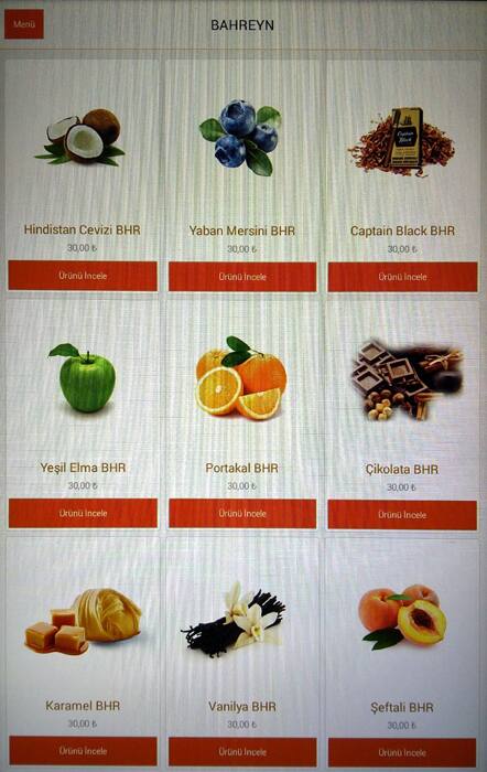 Menu at Lamba Cafe Restaurant, Istanbul