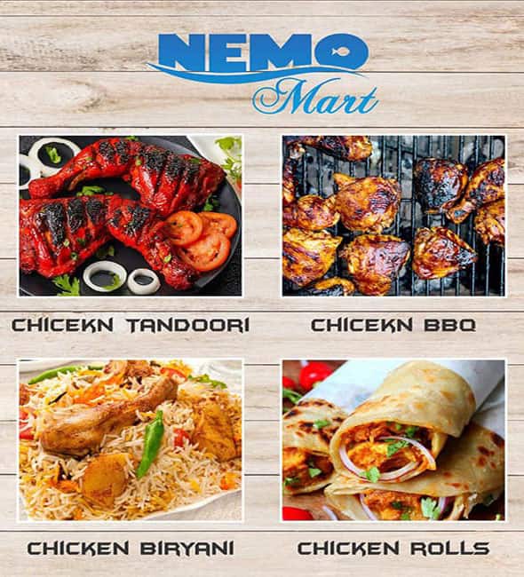 Menu of Nemo Mart, Marathahalli, Bangalore