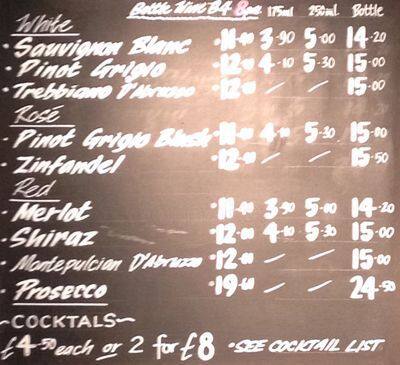 Menu at New Cross Inn pub & bar, London