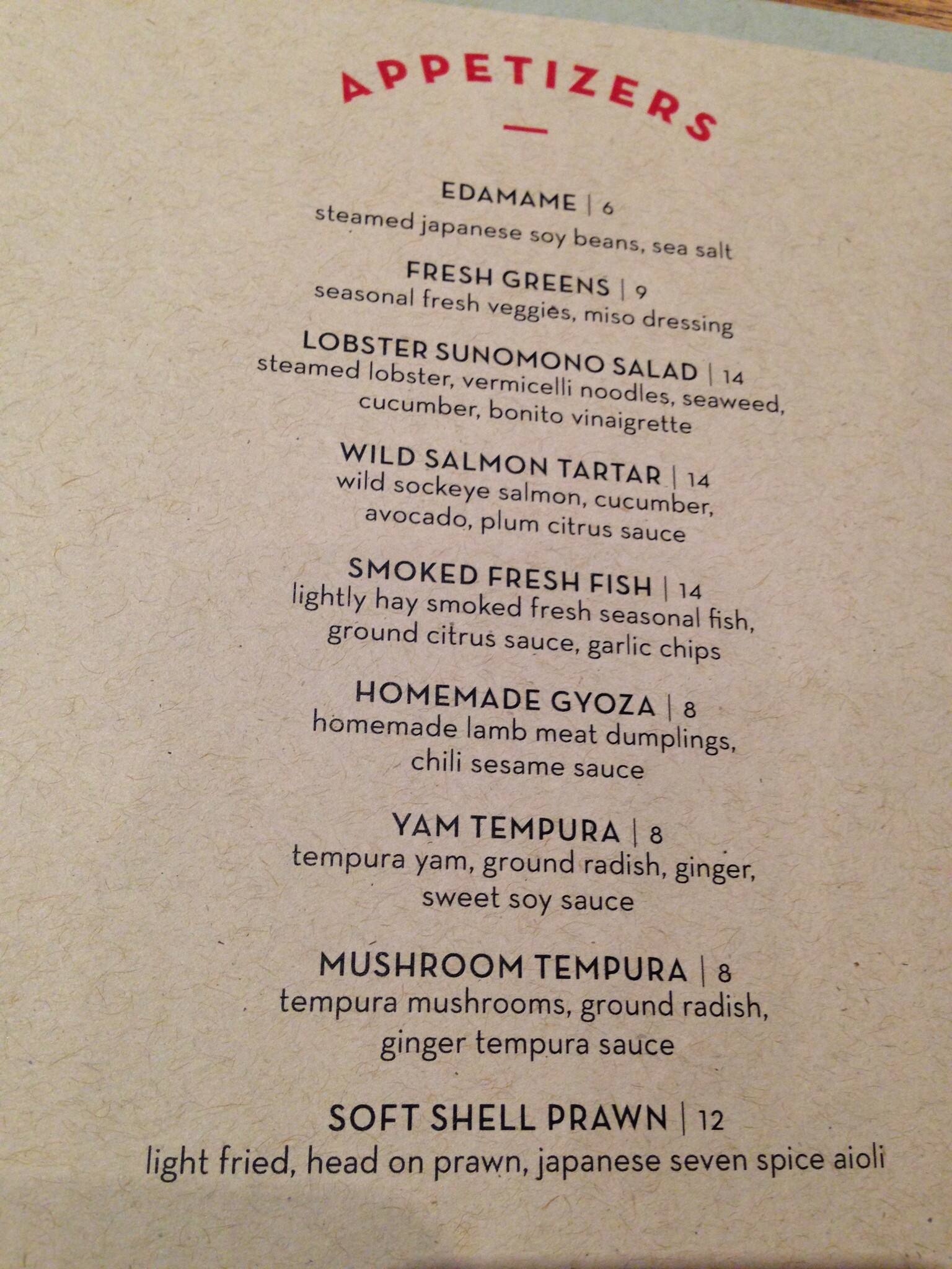 Goro + Gun Menu, Menu for Goro + Gun, Stephen Avenue, Calgary ...