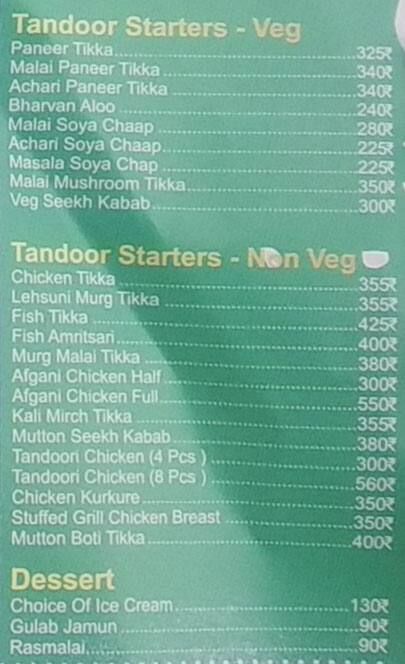 Menu at The Chinese Kitchen, Gwalior