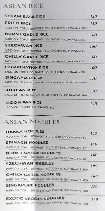 Menu at Cafe 333, Thane