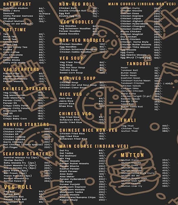 Menu of Taste Of Odisha, Sector 22, Gurgaon
