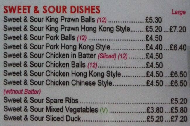 Menu at New Beijing City restaurant, London