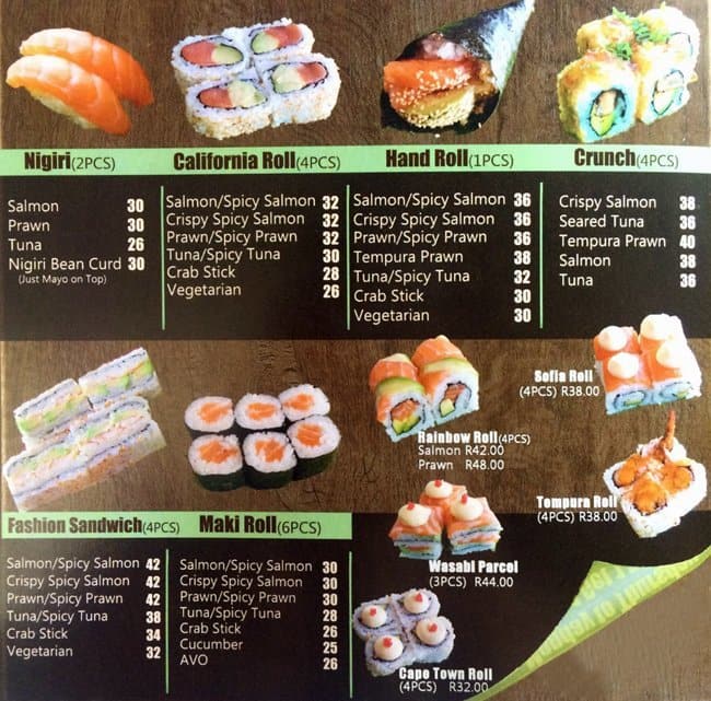 Our Sushi Menu Jacky's Chinese Restaurant Facebook, 48% OFF