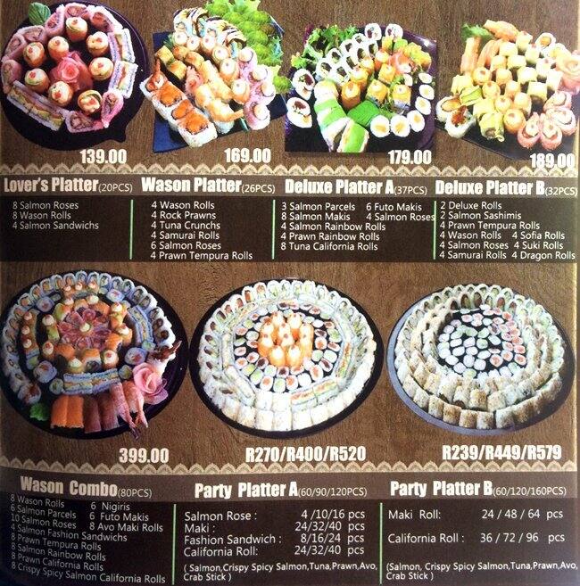 Wason Chinese Sushi, Bellville, Cape Town - Zomato SA