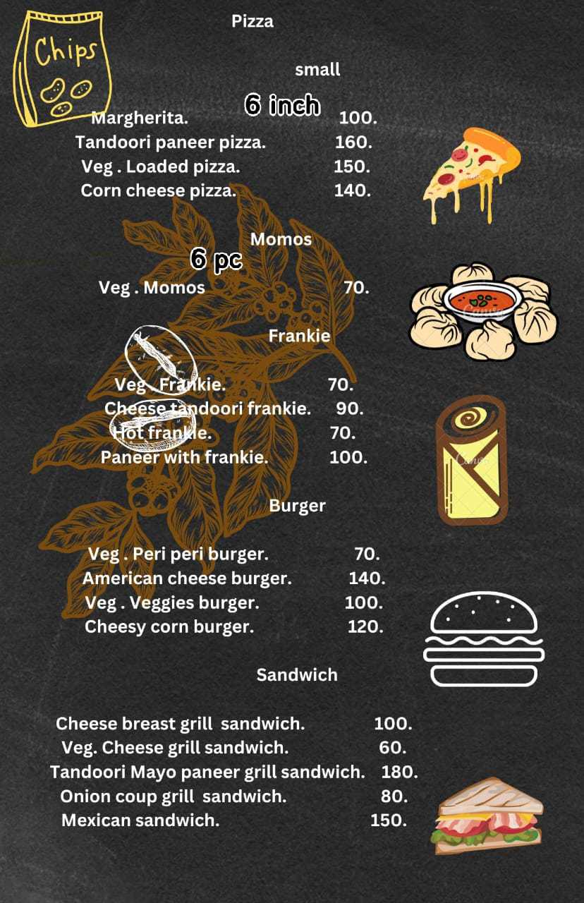 Menu of Bombay Sandwich, Kendranagar, Vadodara
